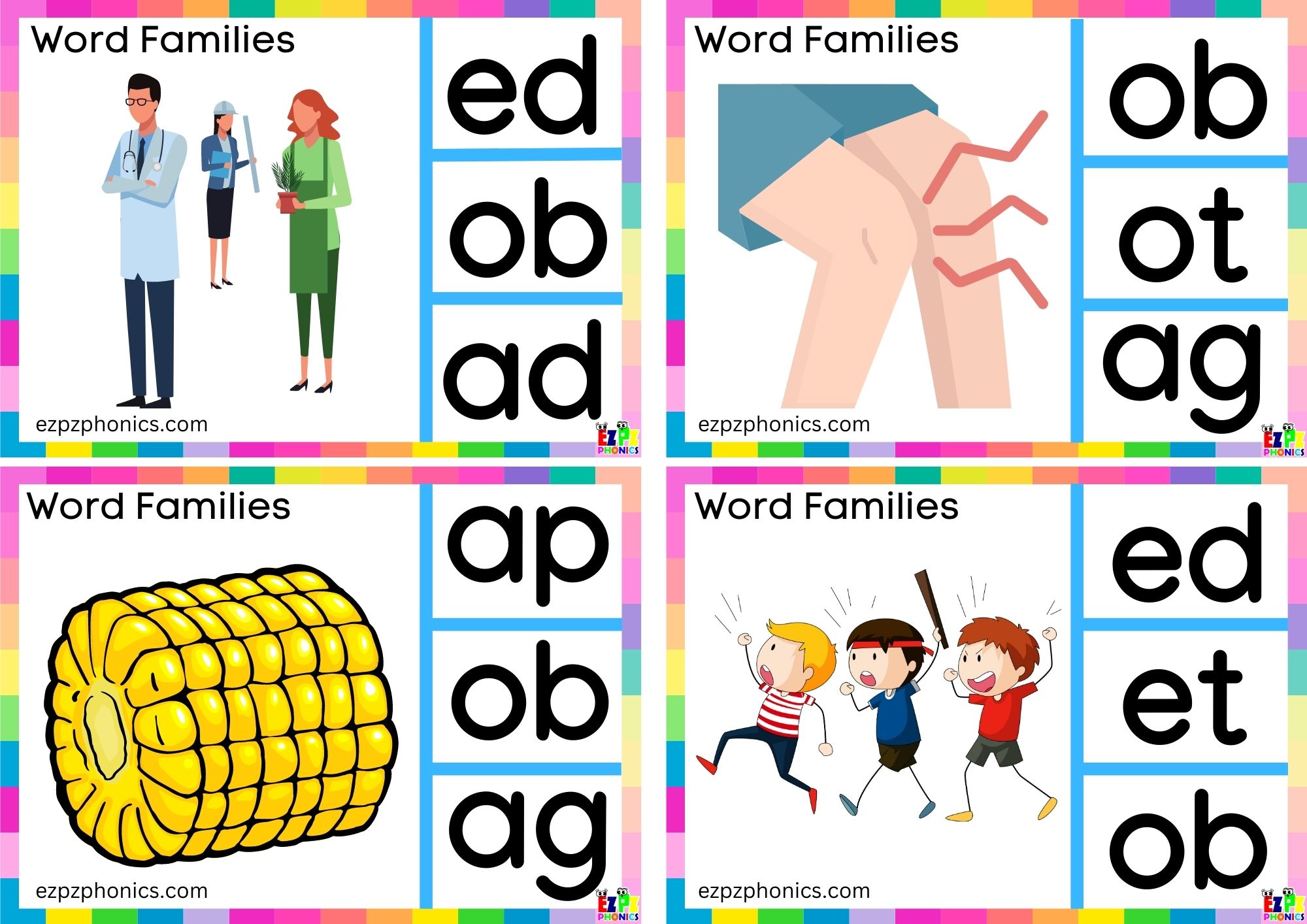 ob Word Family - ezpzphonics.com